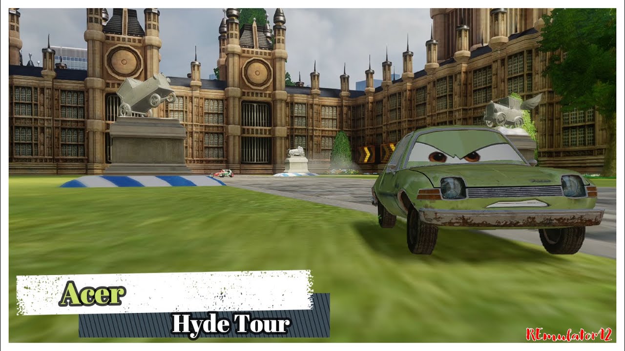 Cars 2 The Video Game | Acer - Battle Race (7 Racers Using Skate Jack ...