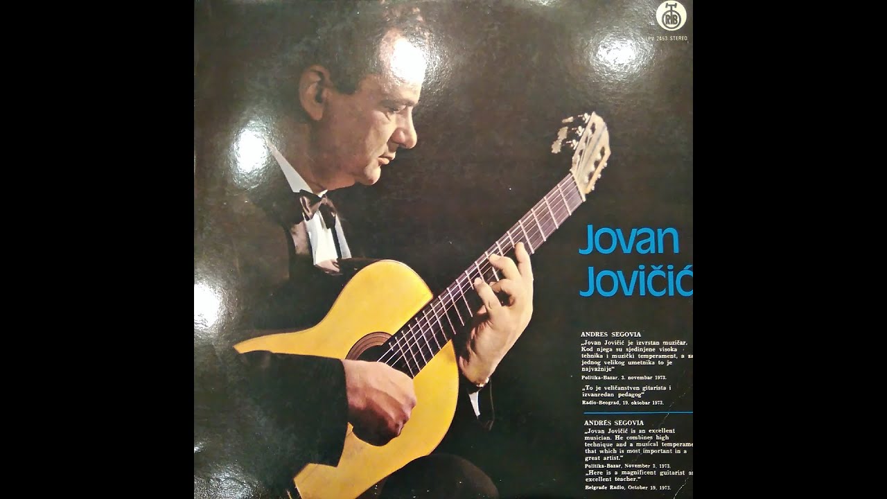 Jovan Jovičić. KONCERT ZA GITARU. RTB LPV 2453 STEREO. Vinyl - YouTube