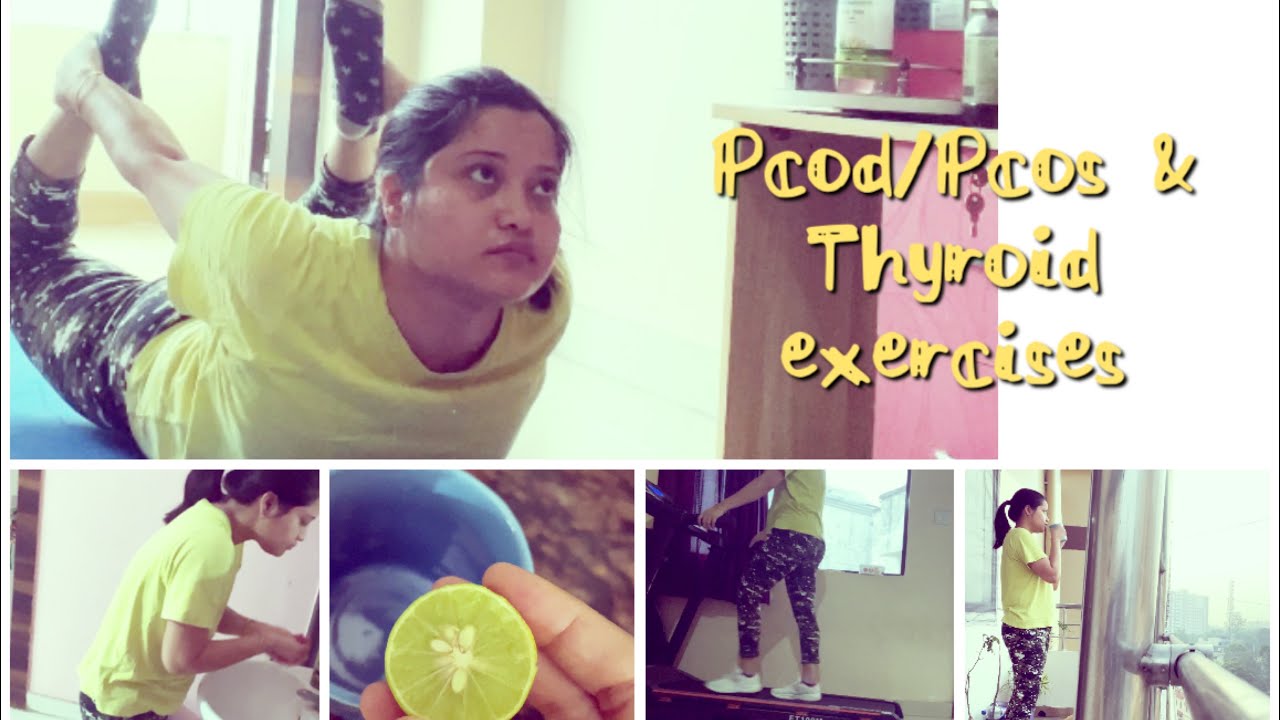 Morning production routine // PCOD/PCOS & Thyroid exercises// cooking ...