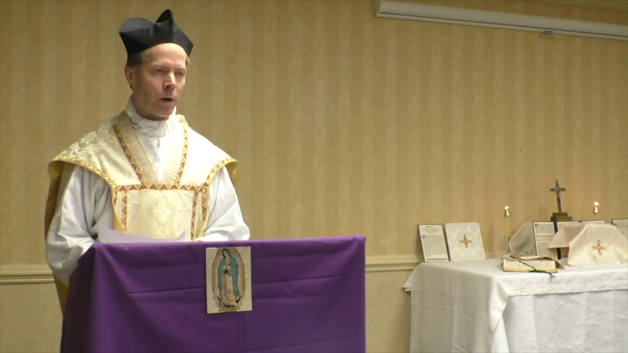 Fr Joseph Poisson 2nd Sunday of Advent 2018 (1st Mass) - YouTube