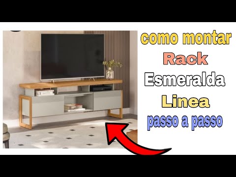 Como montar rack Esmeralda  passo a passo da marca linea 
