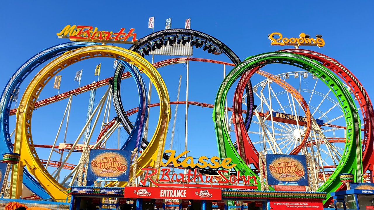 Munchen Looping 2021 Winter Wonderland London complete off ride POV ...