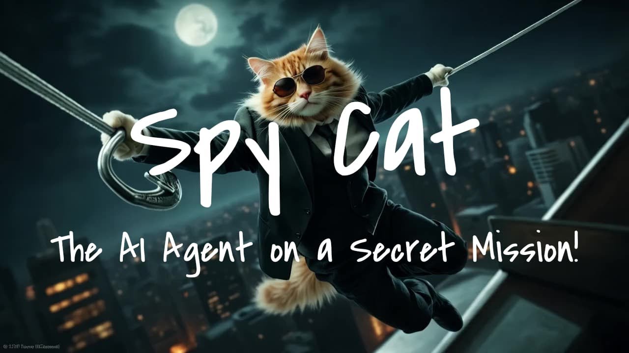 Spy Cat: The AI Agent on a Secret Mission! #cats #aicats - YouTube