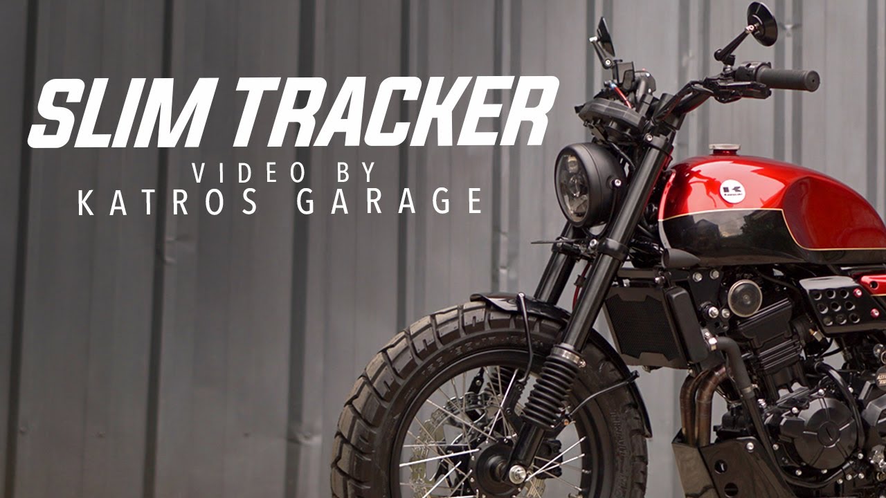 Kawasaki Ninja 250 Custom - Slim Tracker #KatrosGarage - YouTube