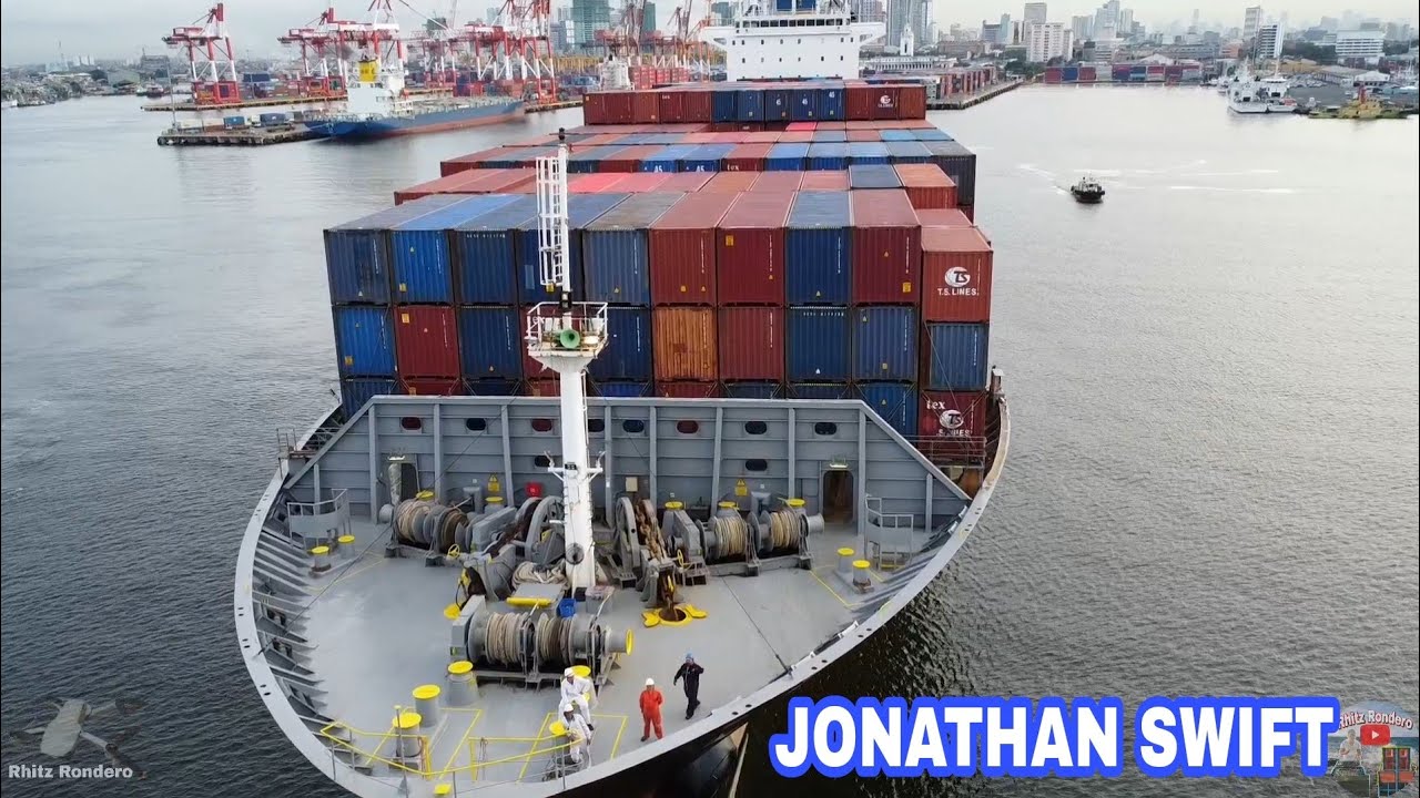 SHIP SPOTTING M/V JONATHAN SWIFT / MANILA BAY - YouTube
