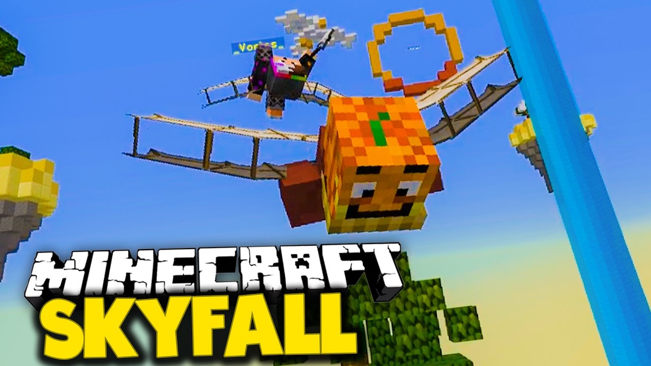 NEUER SPIELMODUS! FLUG-KAMPF MIT ELYTRAS & SCHWERTERN! MINECRAFT SKYFALL - YouTube