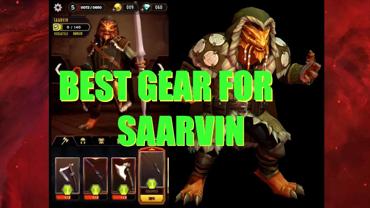 BEST Gear for Saarvin in Warriors Of Waterdeep - YouTube