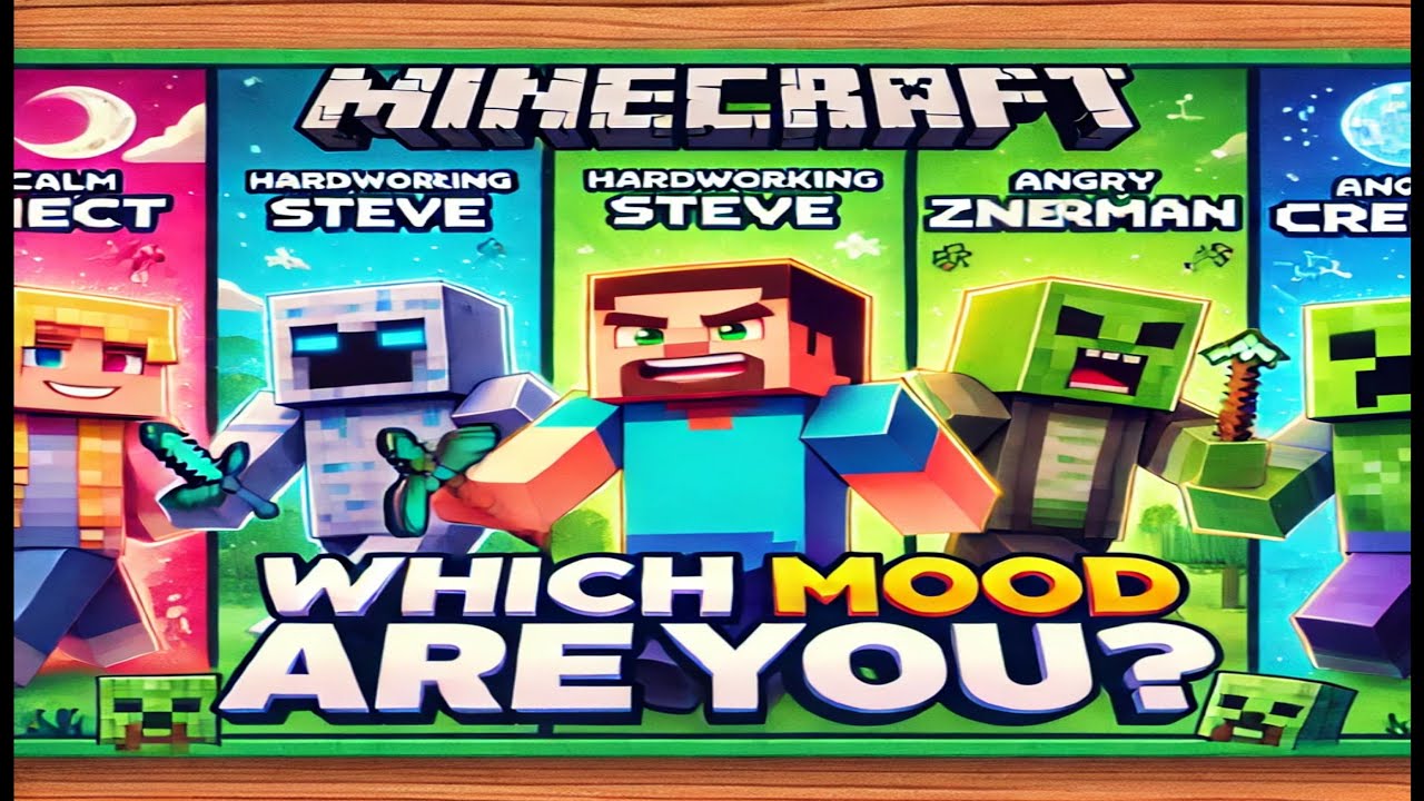 "😡 Minecraft's 5 Mood Levels! Which One Are You? 🔥" - YouTube