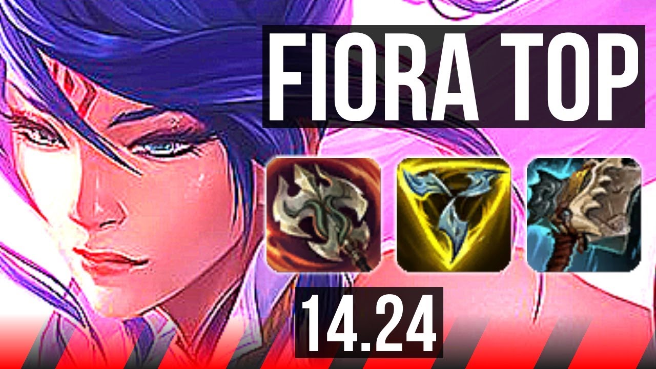 FIORA vs GRAGAS (TOP) | 60k DMG, 13/3/6, Godlike | KR Master | 14.24 ...