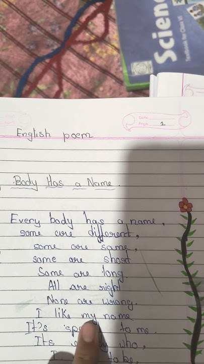 story of, everybody has a name 📖📚📒 - YouTube