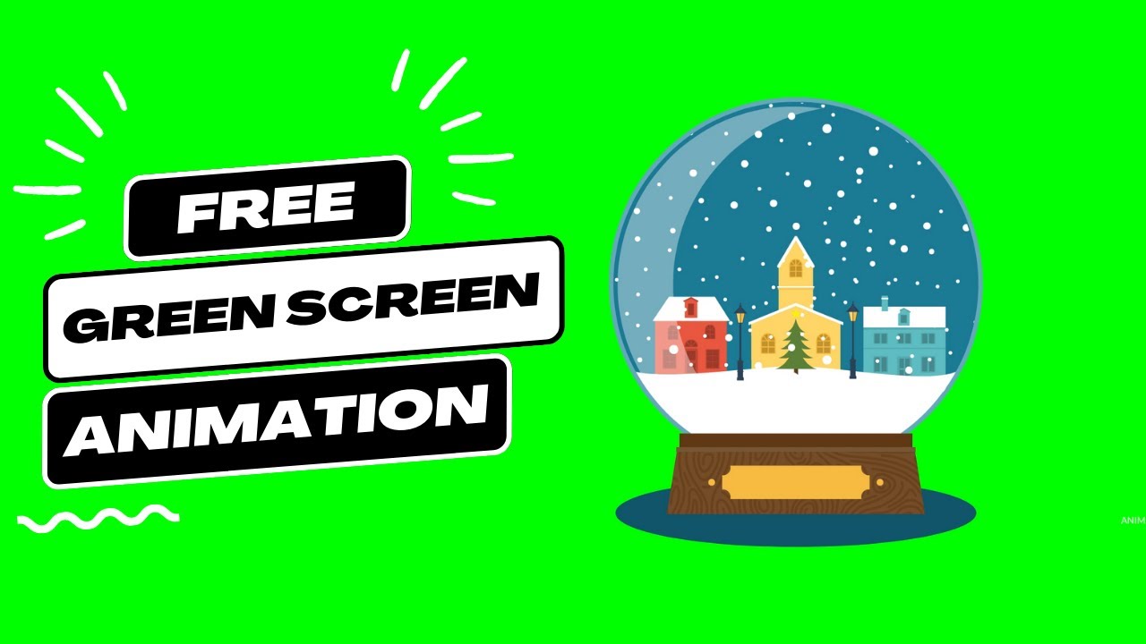 Snowball Animation - Free to use animation - Green screen animation ...