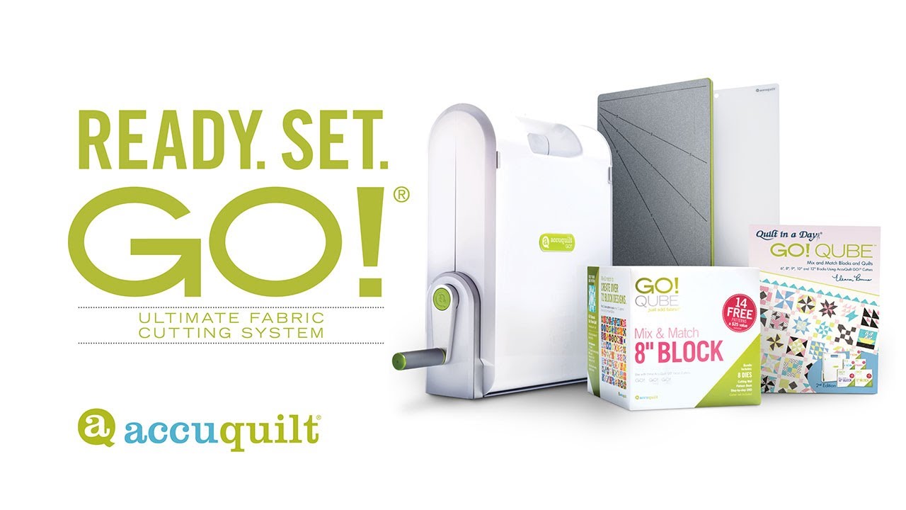 Meet the AccuQuilt Ready. Set. GO! Ultimate Fabric Cutting System - YouTube