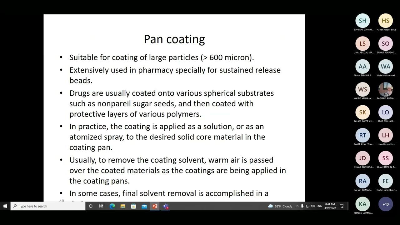 Technology Microencapsulation Lecture 3 And Intro Of Sterile Dosage Forms Youtube