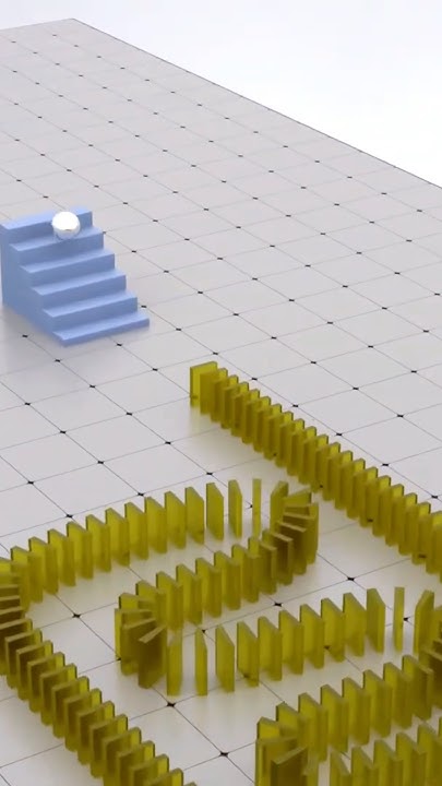 Domino game animation #blendercycles #dominogame #domino - YouTube