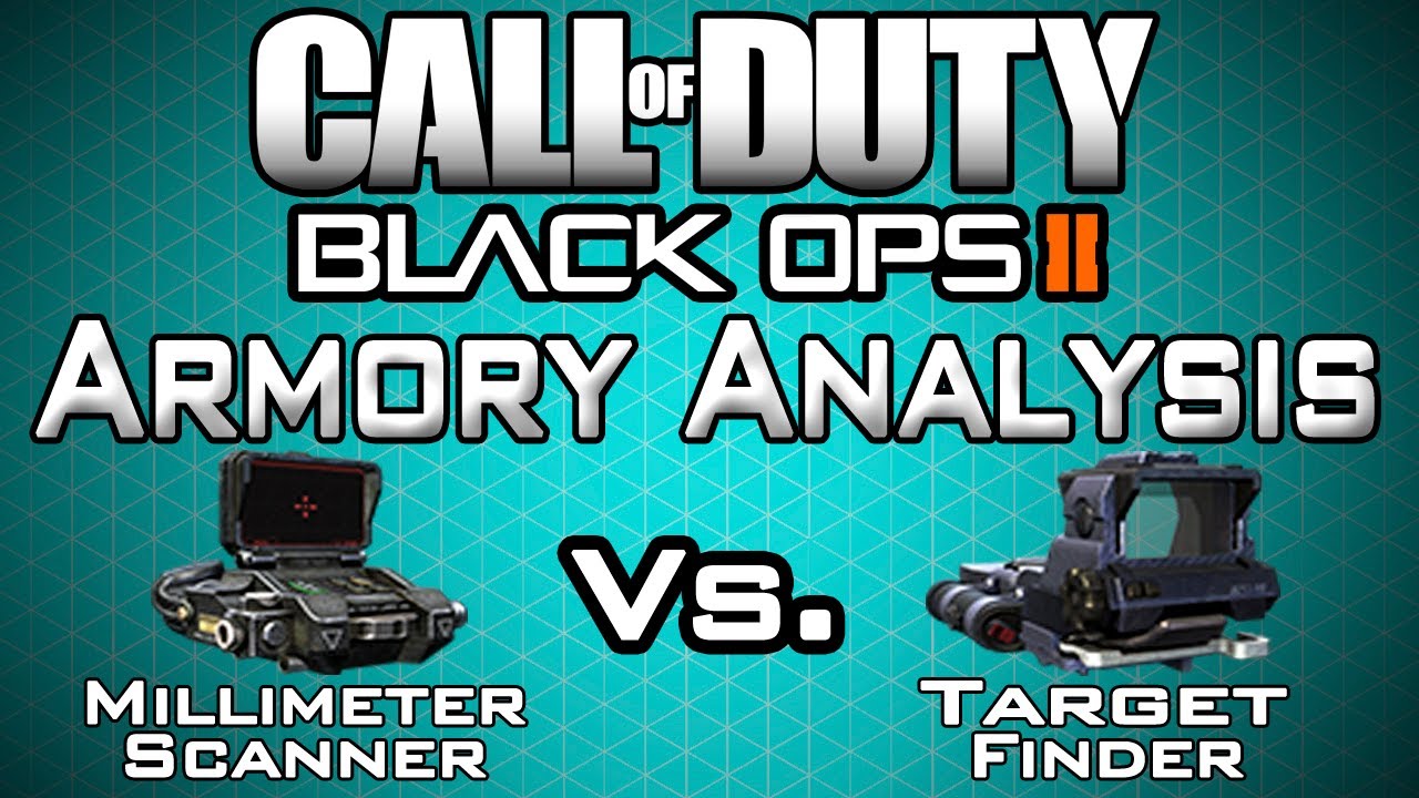 Black Ops 2 "Armory Analysis" Episode 4 | Millimeter Scanner Vs. Target ...