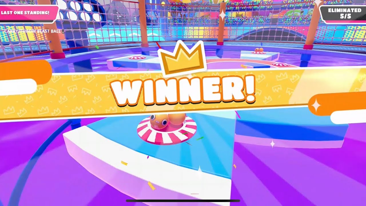 My first fall guys win - YouTube
