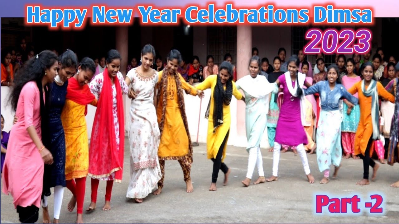 Happy New Year Celebrations Dimsa Dance performance Araku valley 2023 ...
