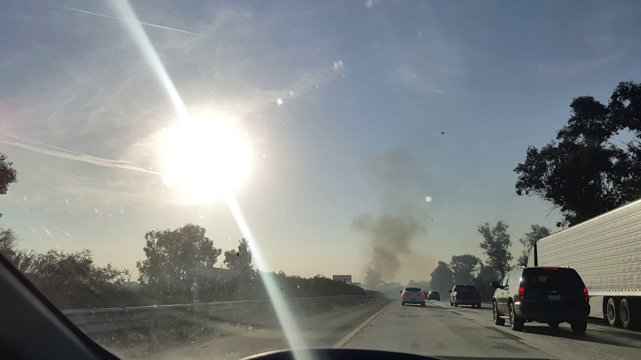 This is the second car on fire in the 99 I seen since I started at work ...