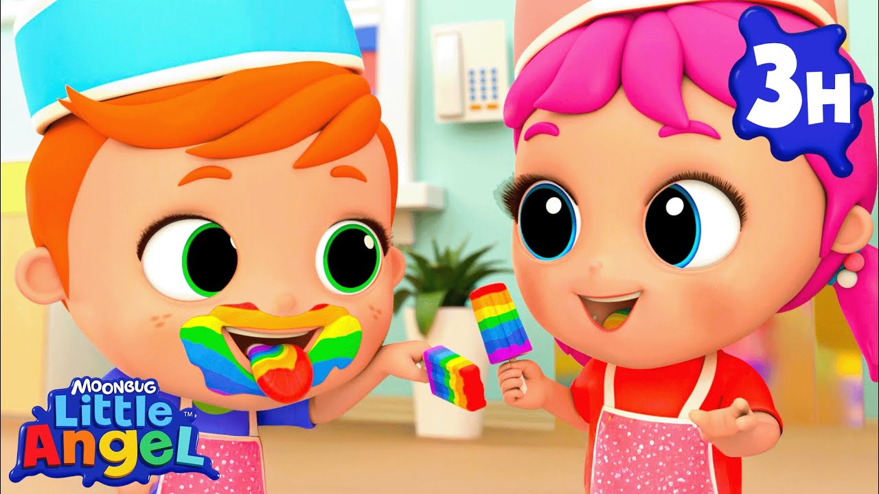 One Scoop, Two Scoops — Rainbow Fun! 🌈 | Kids Cartoons and Nursery ...