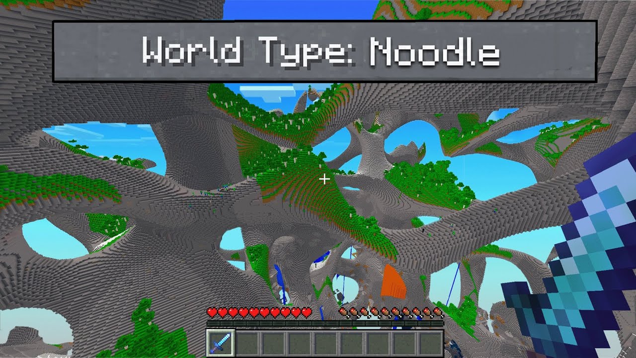 Minecraft, But It’s A Noodle World - YouTube