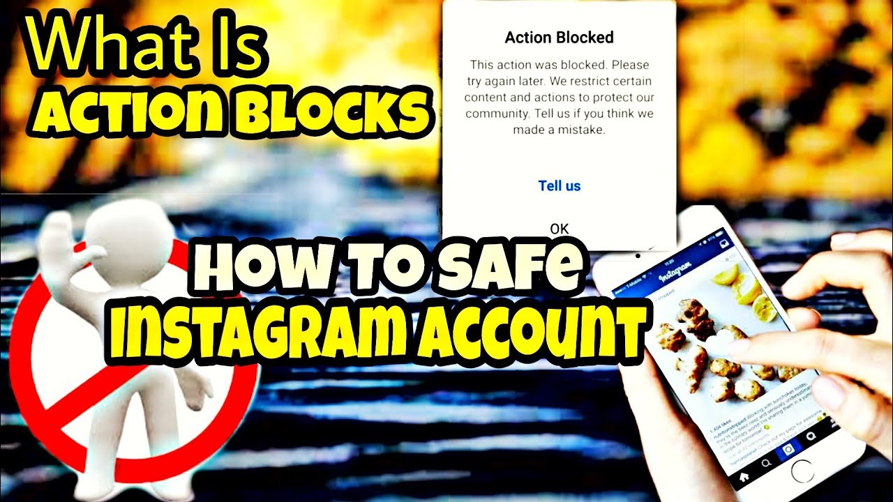 Types Of Action Blocks On Instagram | How To Safe Instagram Account ...