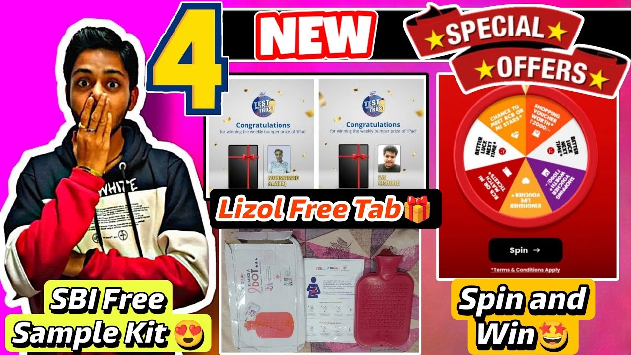 Today's 4 New Loot 🤩 | Nizol Free Gift | SBI life Free Sample kit | Flipkart Free Super coins ...