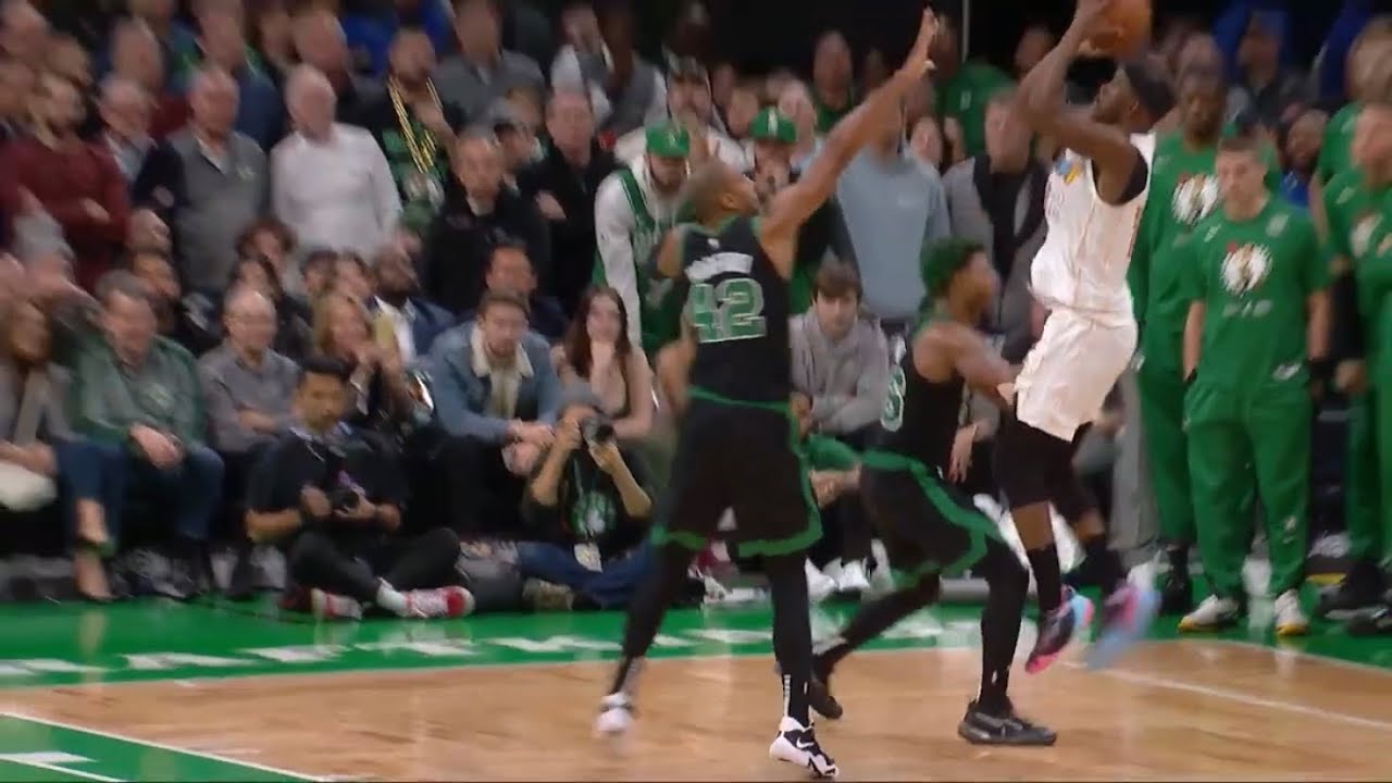 Jimmy Butler was feelin like Kobe! Hits the dagger against Boston ...