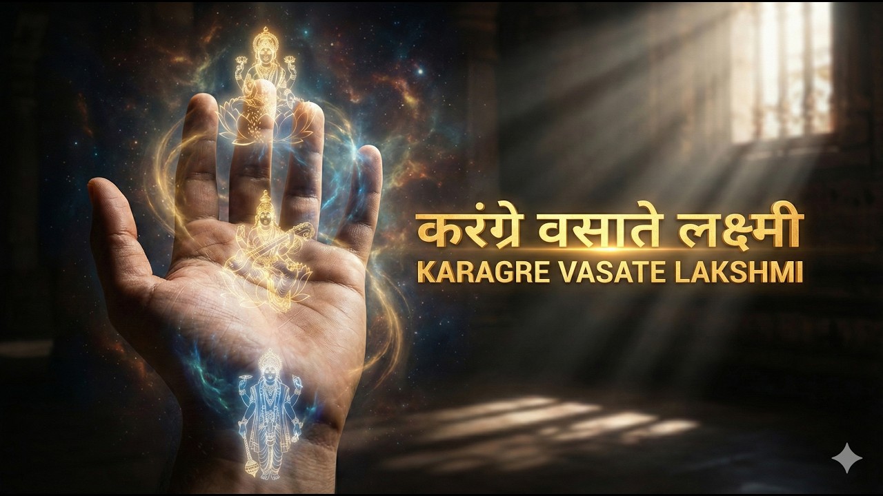 Karagre Vasate Lakshmi | Powerful Morning Shloka for Wealth, Wisdom ...