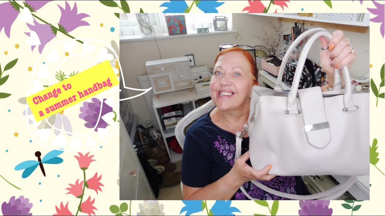 Swap my Winter Handbag to my Summer Handbag May 2019 - YouTube