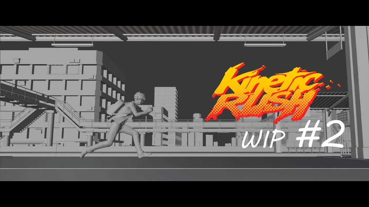 Kinetic Rush | 3D Community Challenge | Anime Train Station | WIP#2 ...