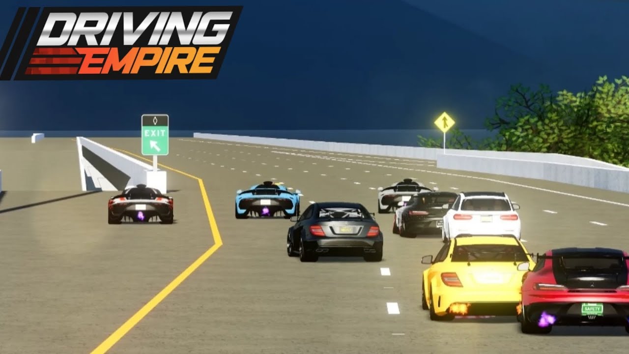 driving empire mercedes car meet | roblox - YouTube