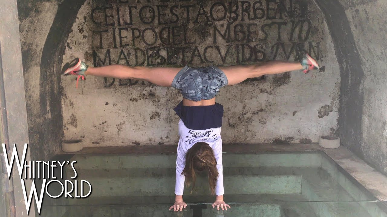 Press Handstand Inside of a Tomb! | Whitney Bjerken - YouTube