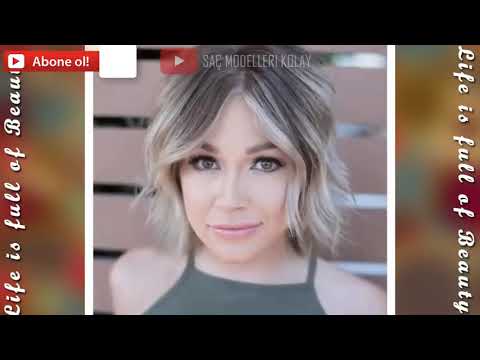 2019 Kısa Saç Modelleri - Yüz Şekline Göre Kısa Saç Modelleri 2019