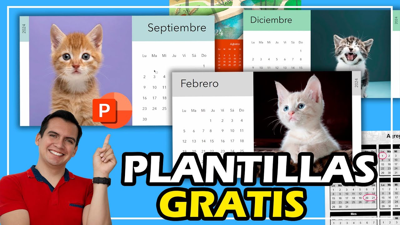 Cómo hacer un CALENDARIO en PowerPoint SUPER FÁCIL 😀 - YouTube
