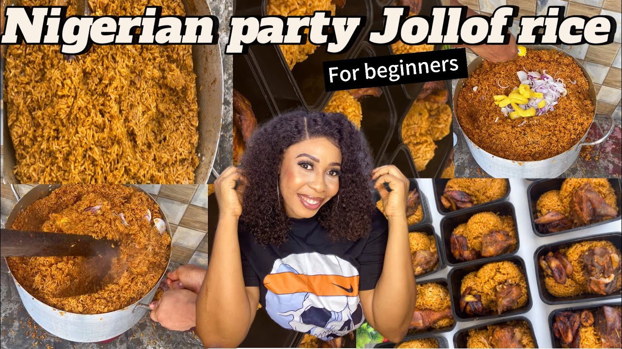 How to make Nigerian Smokey party Jollof rice like a pro for beginners ...