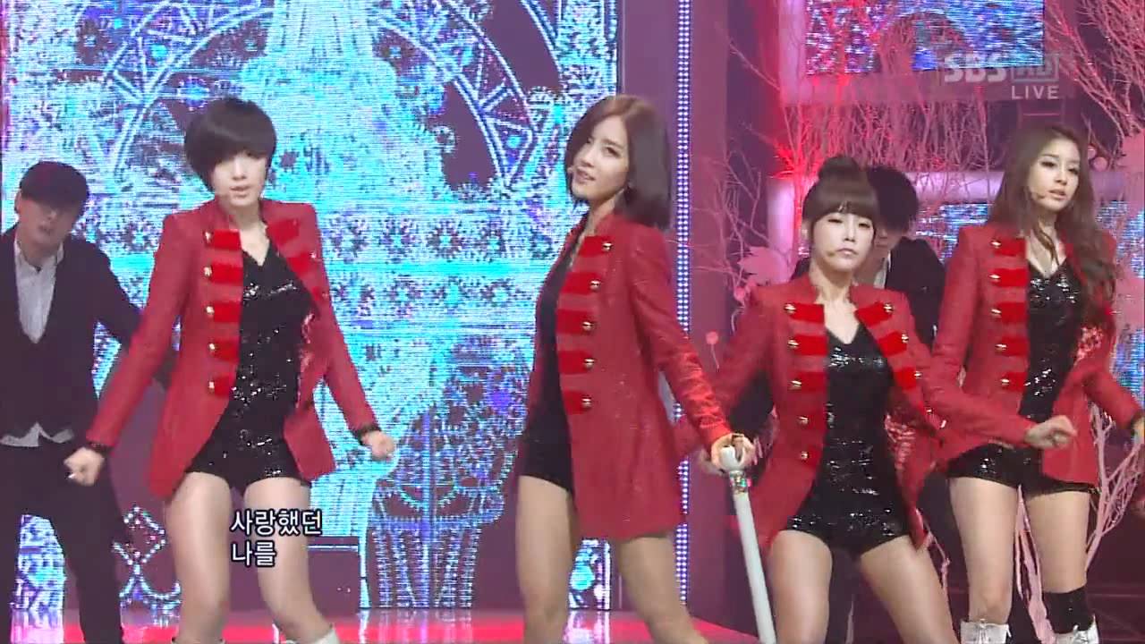 T-Ara - Cry Cry 111225 SBS Inkigayo - YouTube