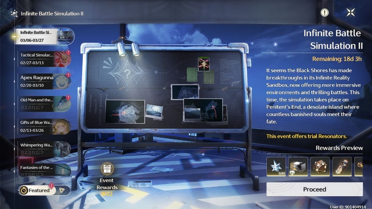 Infinite Battle Simulation II Event (12000 points) - Wuthering Waves ...