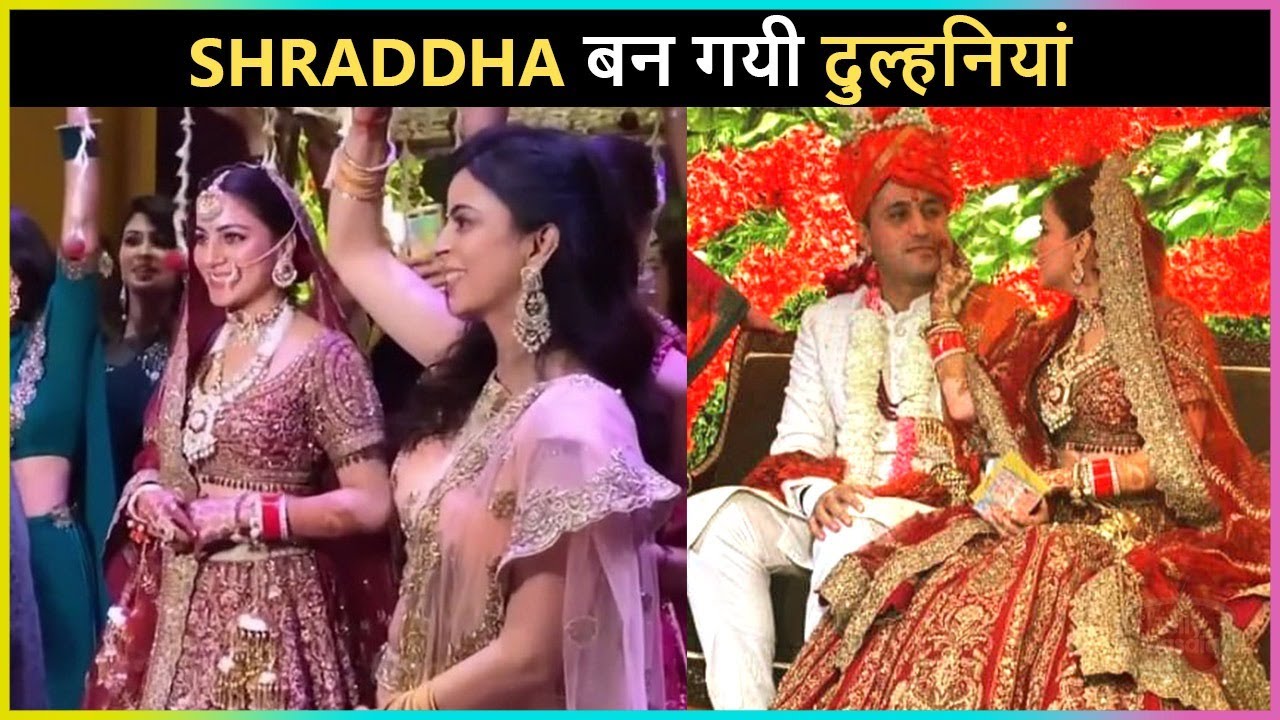 Shraddha Arya Wedding Look Out With Husband Rahul | Newly Wed Couple ...