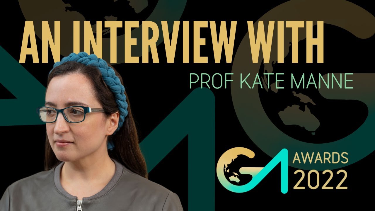 Prof Kate Manne | 2022 Emerging Leader GameChanger - YouTube