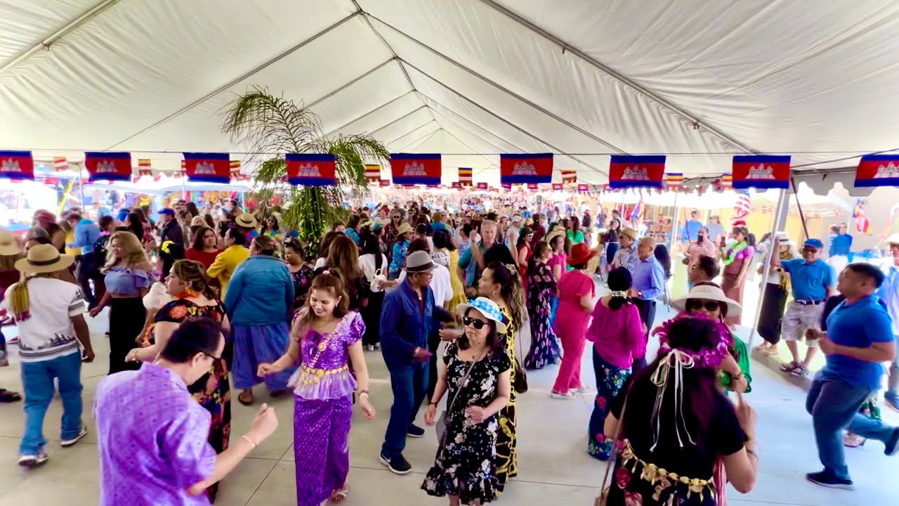 Khmer New Year at Wat Fontana, Ca April 30, 2023 EP4 សួស្តីឆ្នាំថ្មី ...