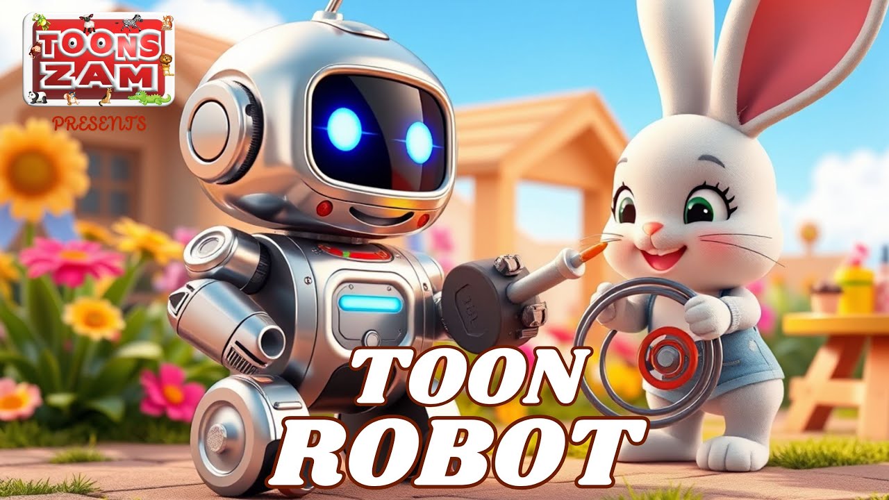 CARTOON TOON ROBOT SONG | FUN NURSERY RHYMES FOR LEARNING AND SINGING ...
