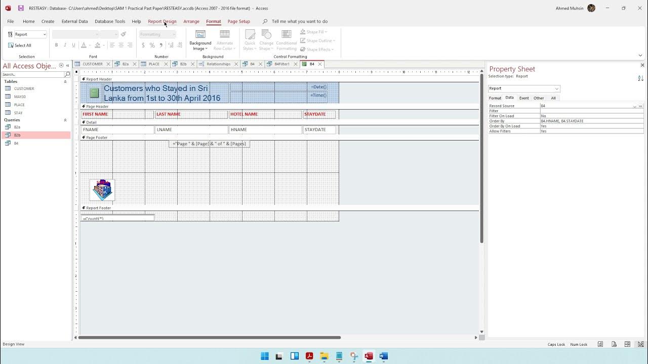 SAM 1 - Database - Part 2 - Edexcel IGCSE ICT Practical Exam - YouTube