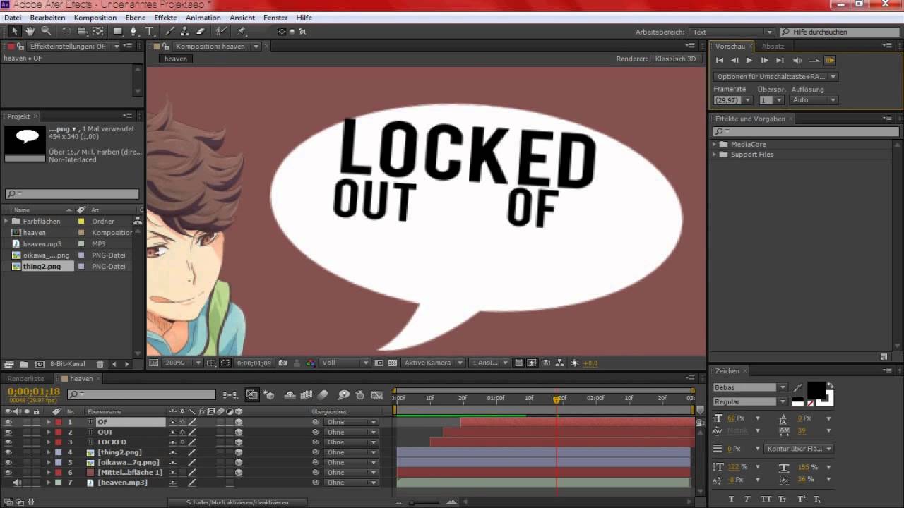 AMV TUTORIAL: Speechbubble Typography (AE) - YouTube