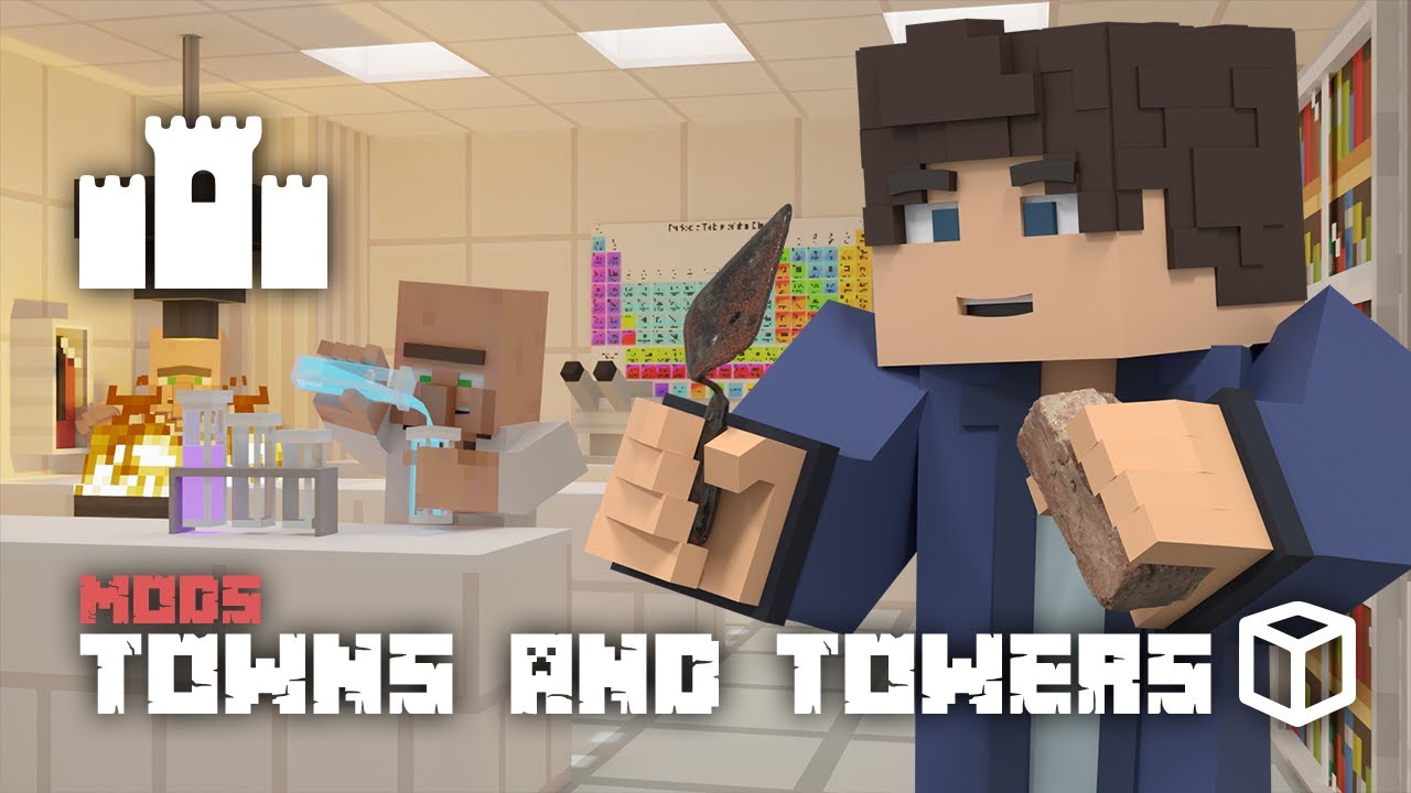 Build EPIC Structures with the Towns and Towers #Minecraft Mod - YouTube