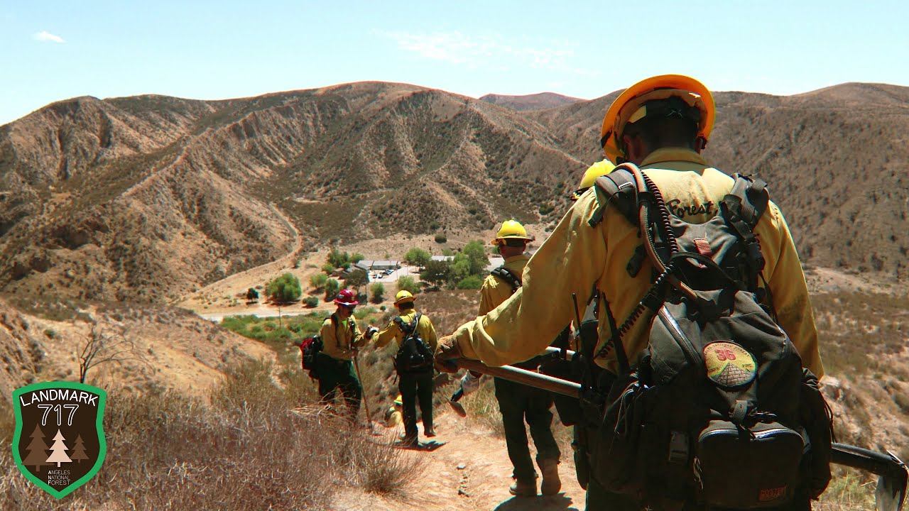 Wildland Firefighter for a Day (Angeles National Forest) - YouTube