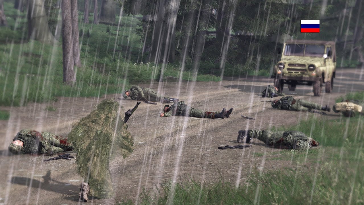 After the convoy ambush many Russian troops died or were wounded or ...