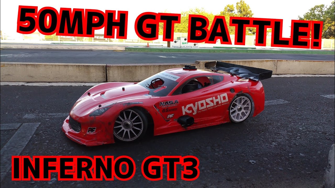RC INFERNO GT3 FLAT OUT-50Mph - YouTube