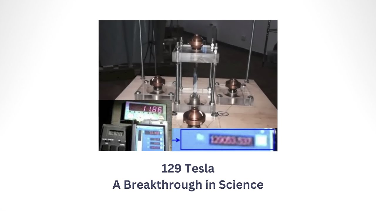 129 Tesla Strongest Magnetic Field Ever BREAKTHROUGH - YouTube