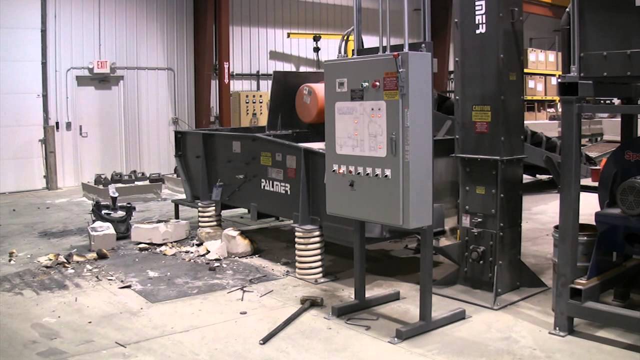 Palmer Sand Reclamation – SDAM Shake-out Deck / Attrition Mill - YouTube
