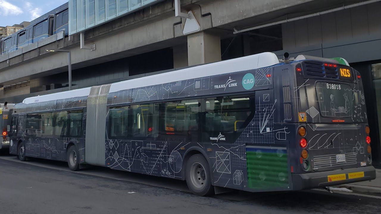 Translink 2018 New Flyer Xcelsior XDE60 B18018 (RapidBus) - YouTube